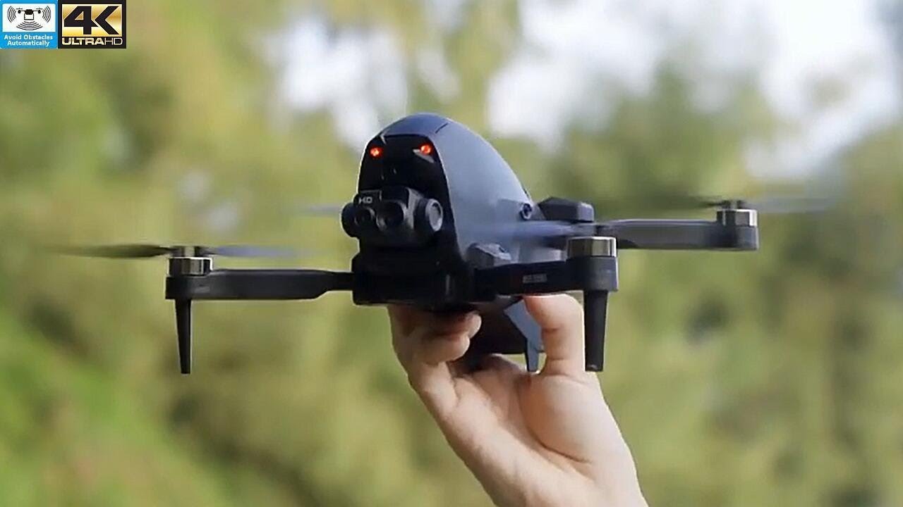 CS16 Obstacle Avoidance 4K Brushless Mini Drone - Just Released ! - YouTube