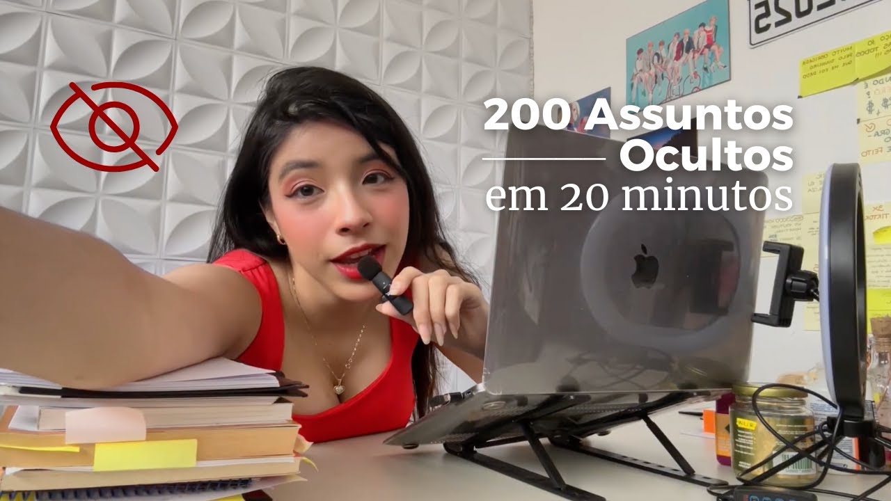 200 Assuntos Ocultos em 20 minutos 🔥 - YouTube