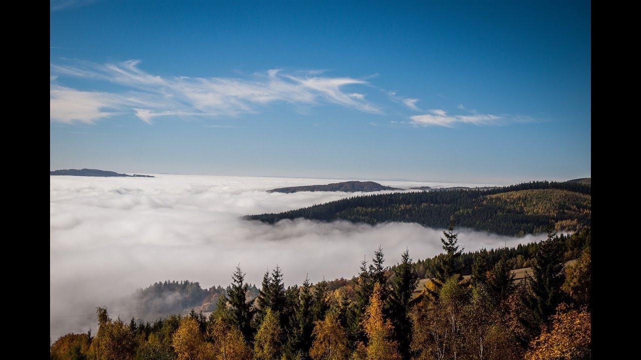 Meluzína Krušné hory / Erzgebirge 1097 m.n.m. svítání - YouTube