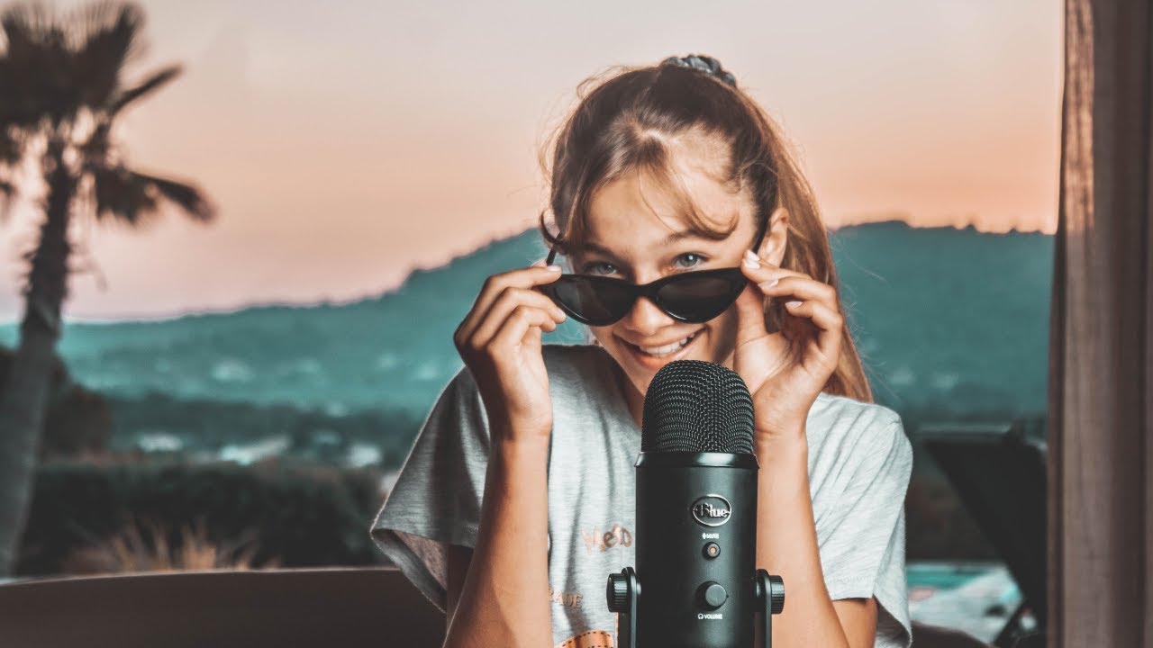 ASMR SUNSET TINGLES! (WHISPERING, TAPPING, ...) - YouTube