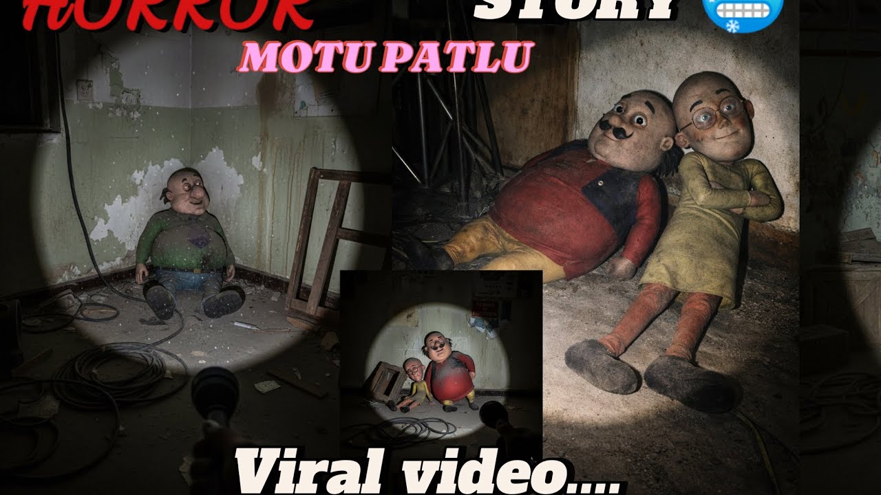 Motu patlu horror story short viral video enzojy to gya hai - YouTube