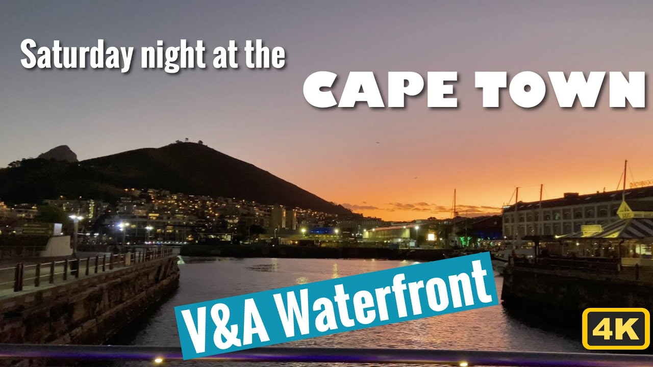 Saturday night at the Cape Town V&A Waterfront - YouTube