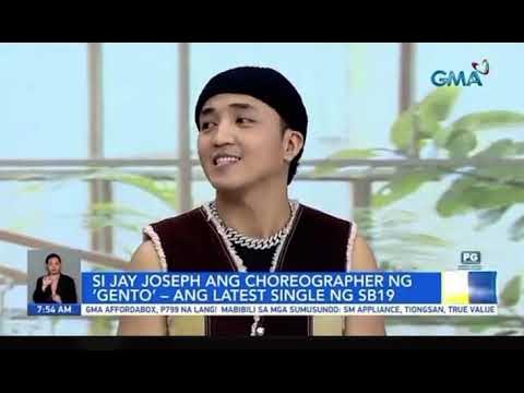 Jay Joseph, choreographer of SB19’s GENTO, guest sa GMA Unang Hirit - YouTube