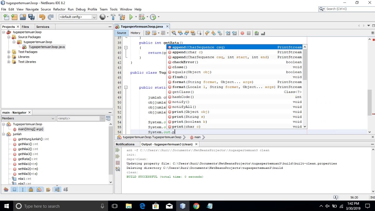 Learning Java * Menghitung Rata-Rata menggunakan OOP - YouTube