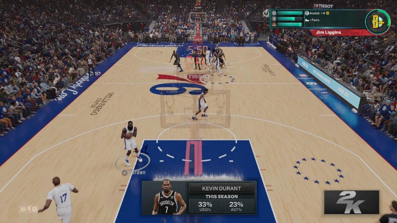 NBA 2K23 Part 15/WALKTHROUGH EMBIID VS KD - YouTube