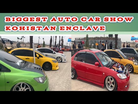 Biggest auto car show wah kohistan enclave || Second biggest Auto cars show