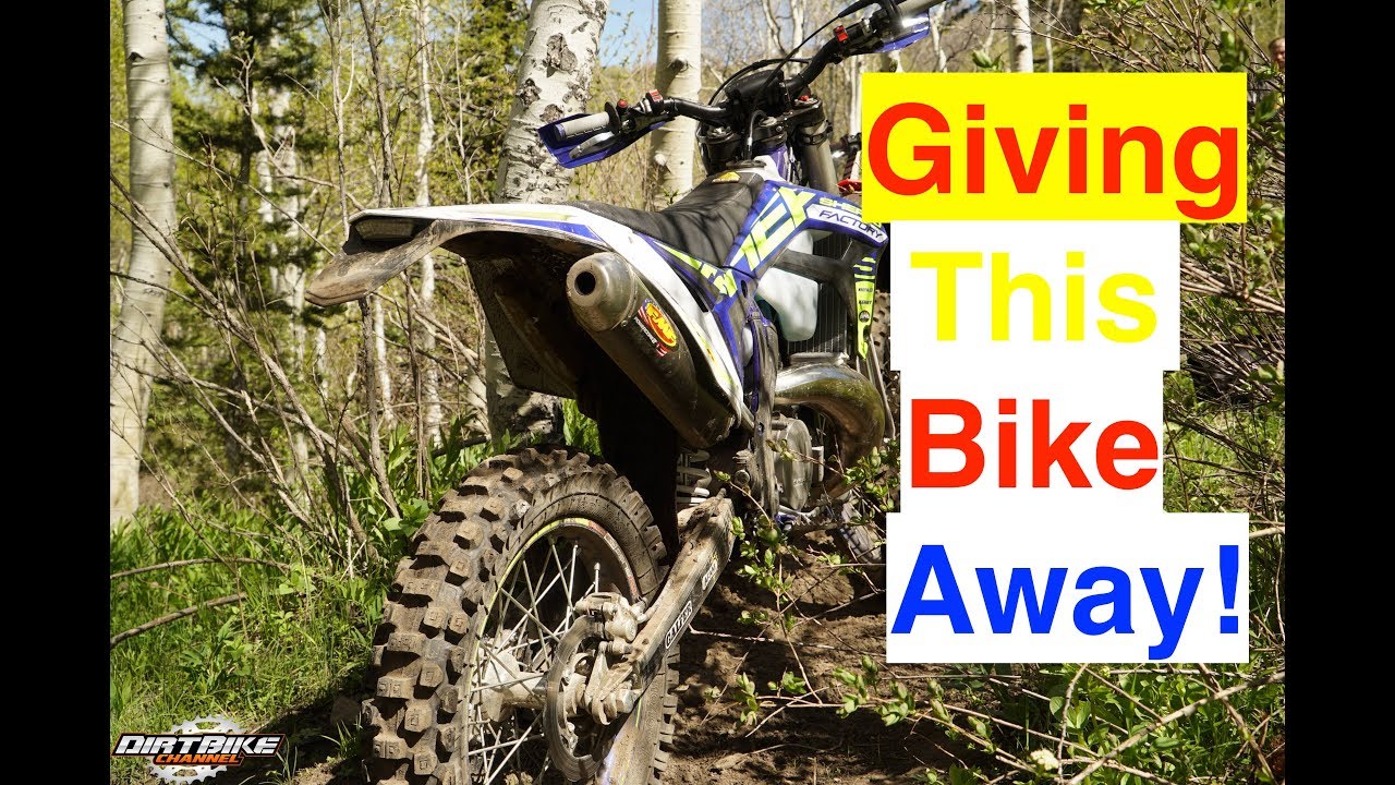 Giving this dirt bike away!! and Cleaning up trails | Episode 281 - YouTube