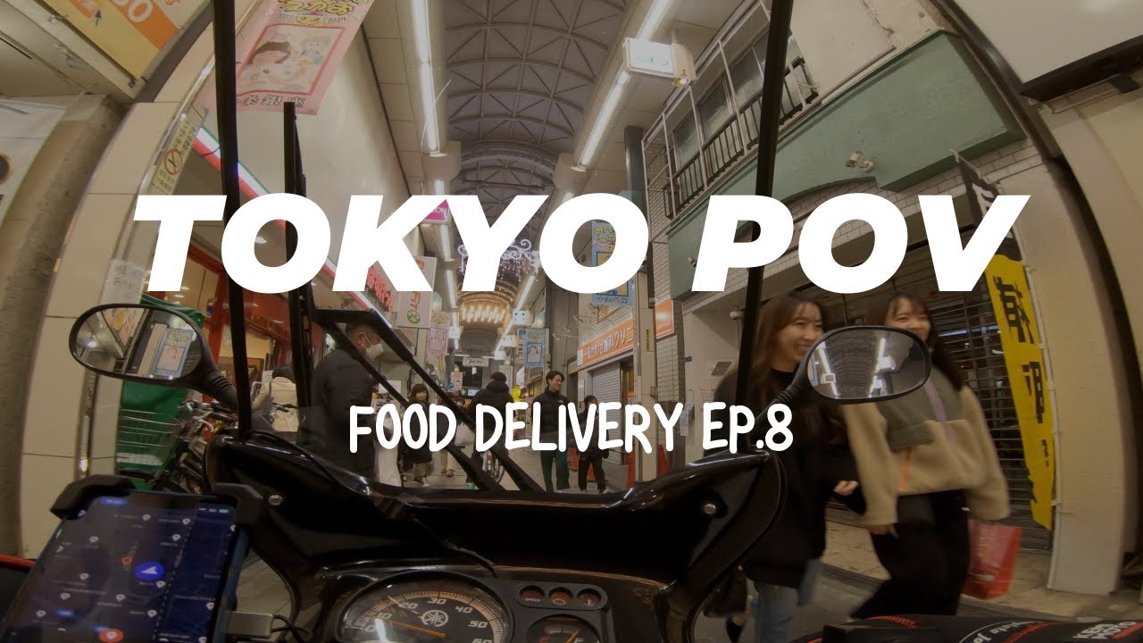 TOKYO FOOD DELIVERY POV RAW EPISODE 8 - YouTube