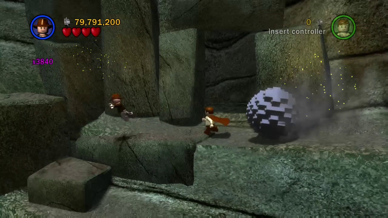 LEGO SW TCS Indiana Jones Boulder Scene - YouTube