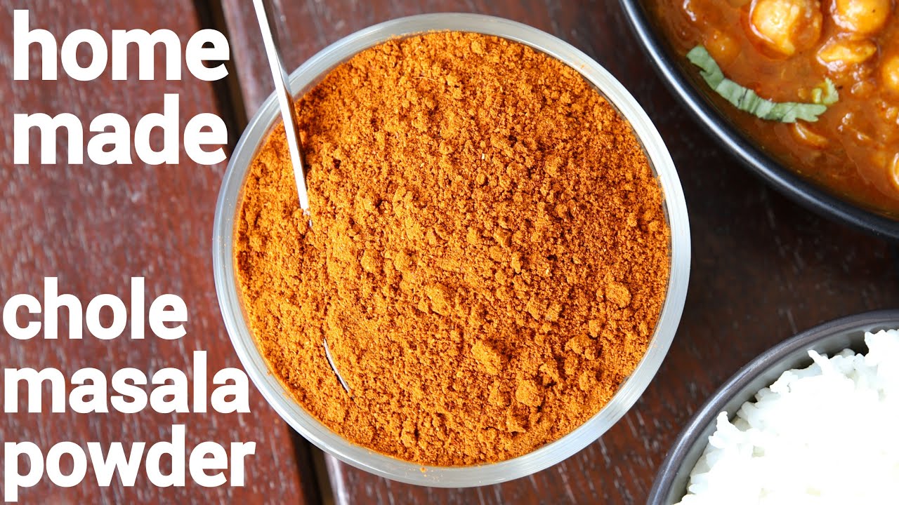 chana masala powder recipe | chole masala powder | छोले मसाला पाउडर घर ...