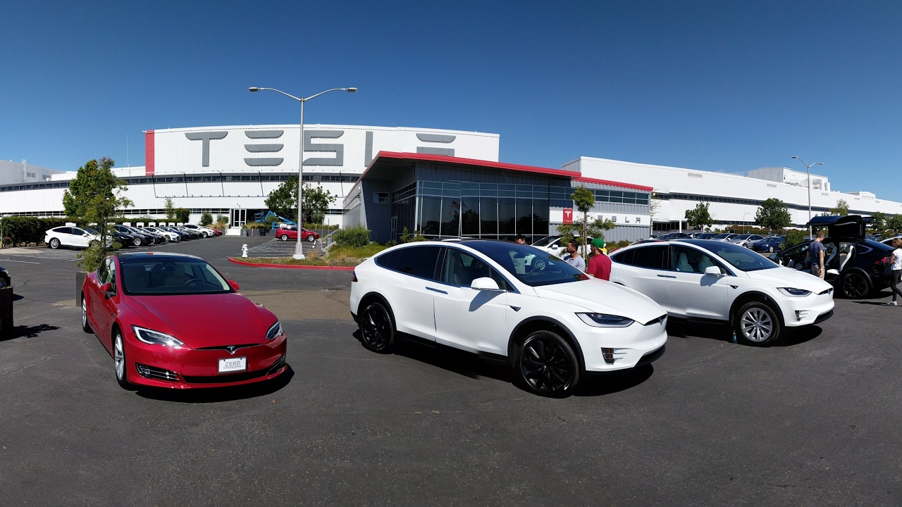 Tesla Fremont VIP event - YouTube