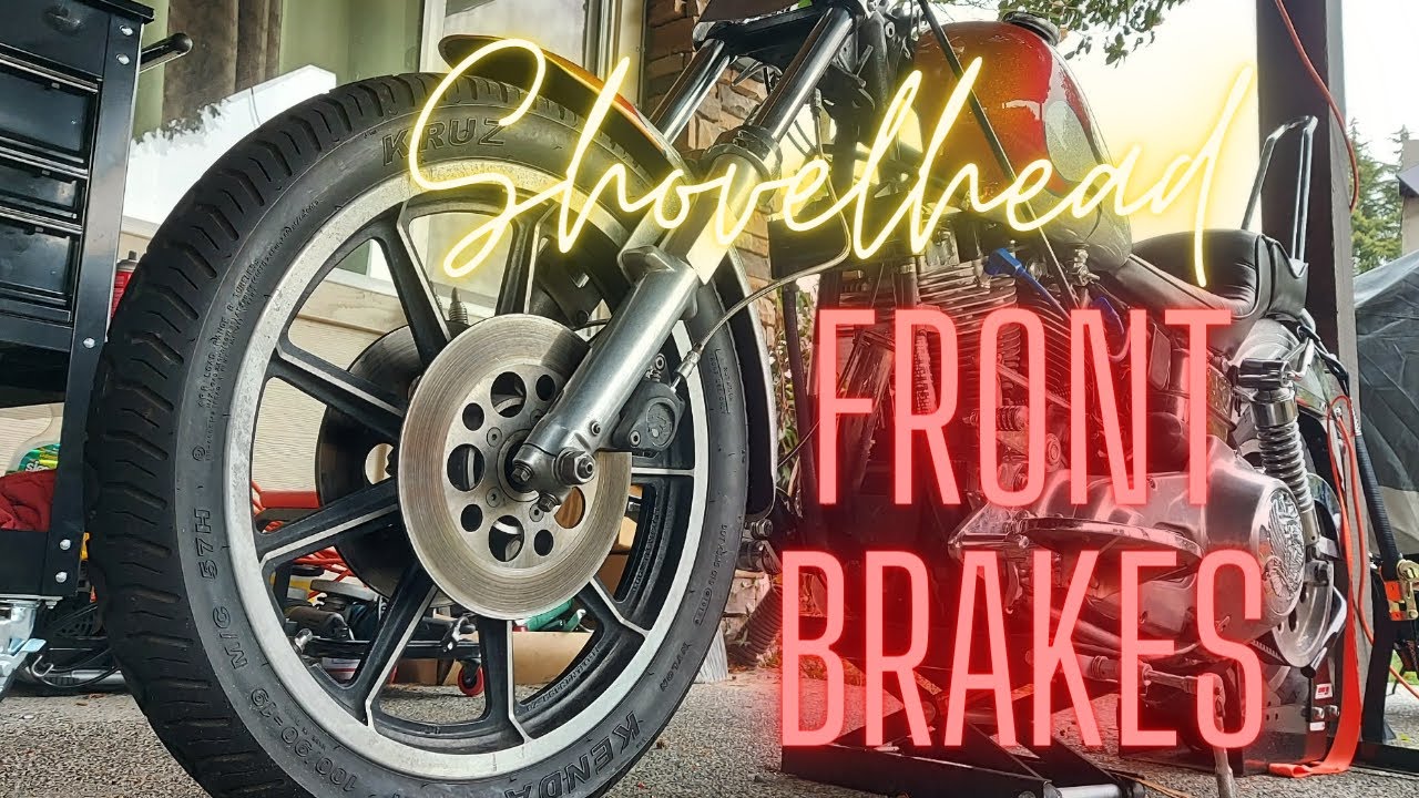 Shovelhead Front Brakes - YouTube