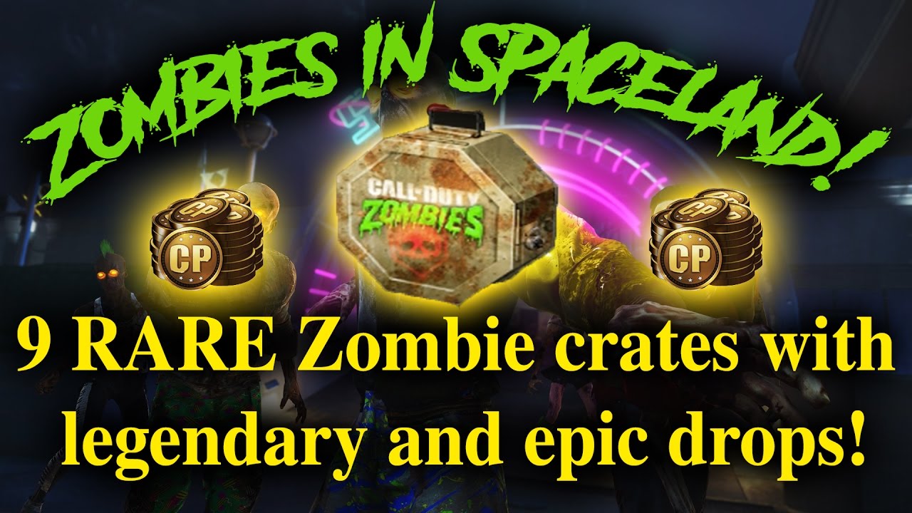 Opening Zombie crates with cod points - Spaceland Zombies! (epic and ...