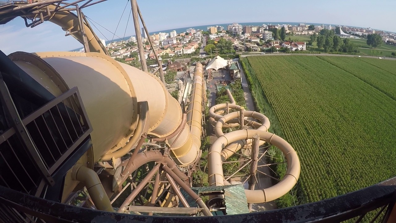 Scary Falls Aqualandia - YouTube