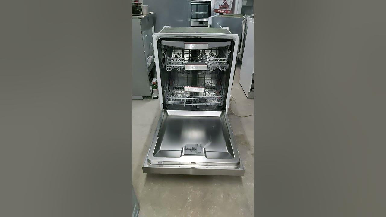 Встраиваемая посудомойка 60 см Бош Bosch SMI46TS00D три корзины - YouTube