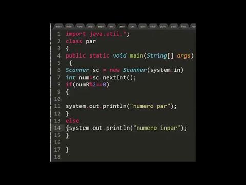 identificar numeros pares e impares java - YouTube