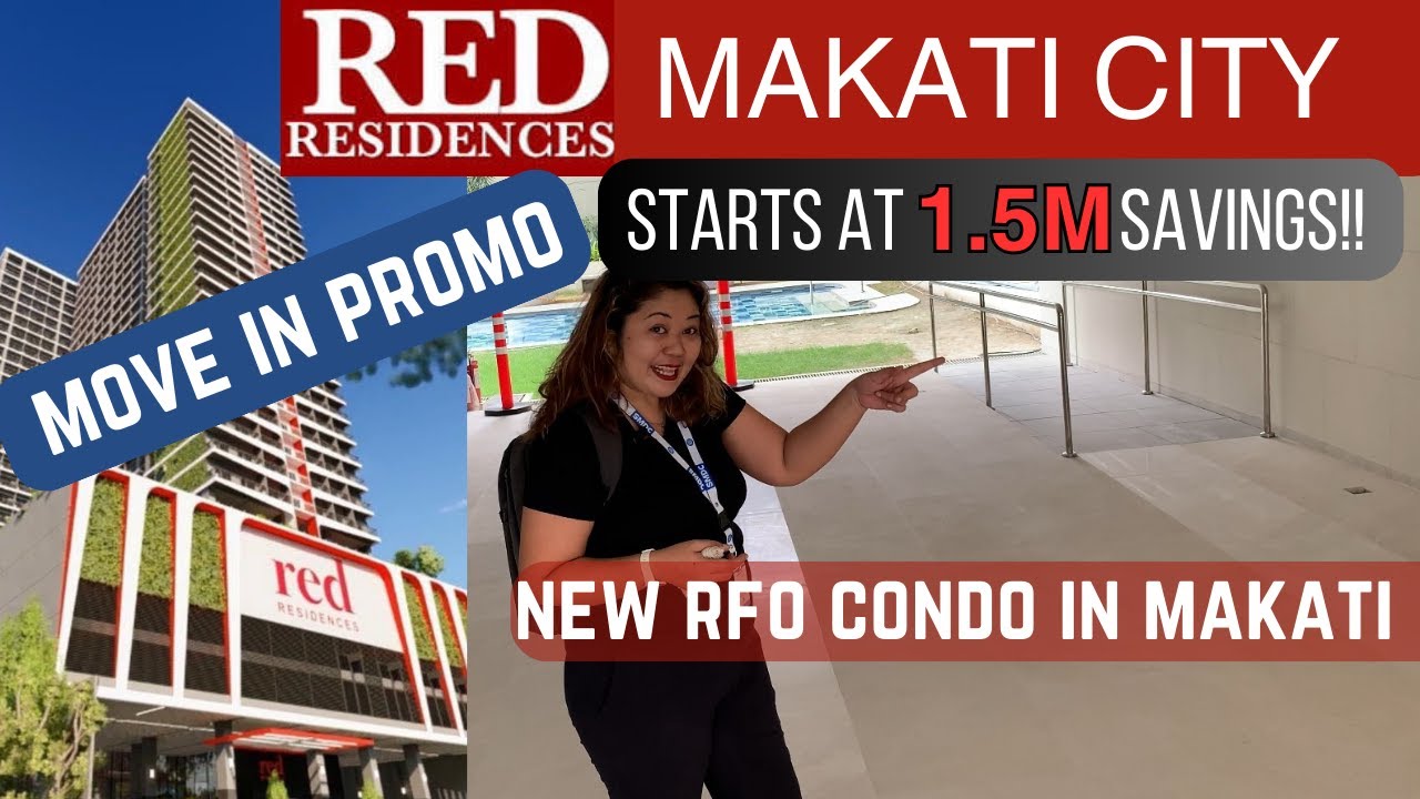 RED RESIDENCES TOUR!!! LOCATION & INSIDE CONDO IN MAKATI CITY | By ...