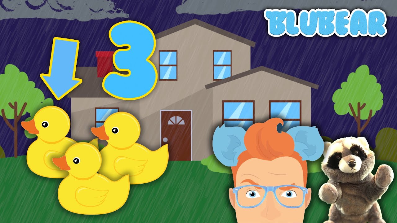 Blubear & Chester Play Games on a Rainy Day - YouTube