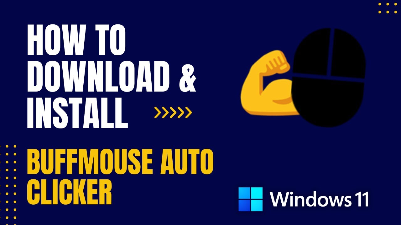 How to Download and Install BuffMouse Auto Clicker For Windows - YouTube
