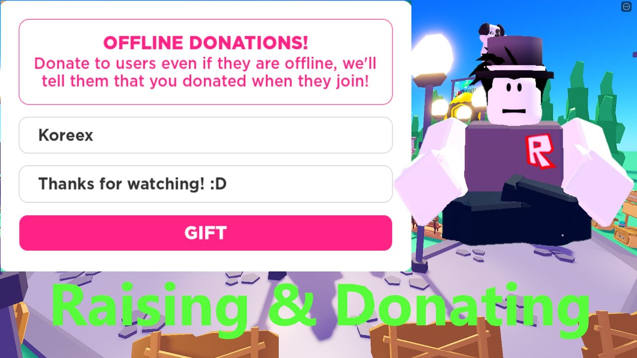 REAL LIVE 🔴Raising Robux to DONATE - Roblox Pls Donate - YouTube