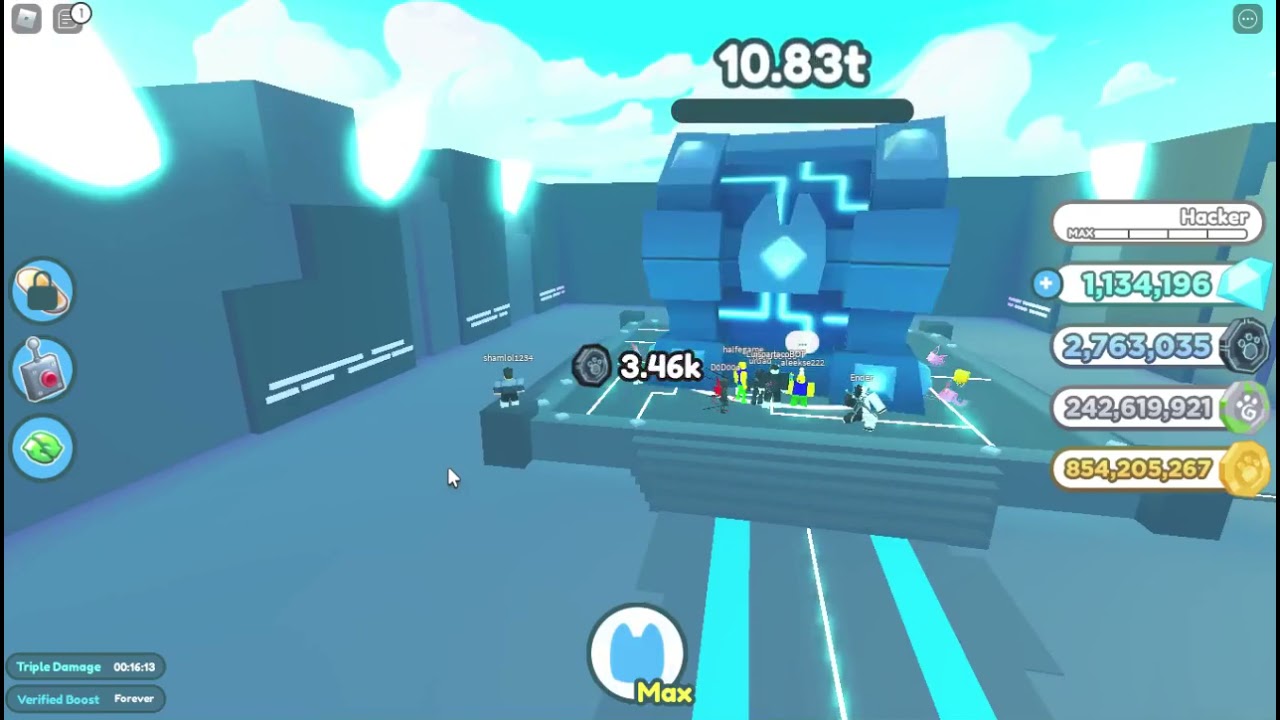 Breaking tech chest for the first time (Roblox Pet Simulator x) - YouTube