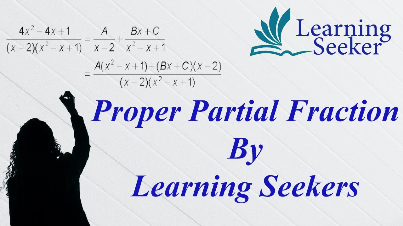Proper Partial Fraction with Quadratic Denominator | Part 3 | HT ...