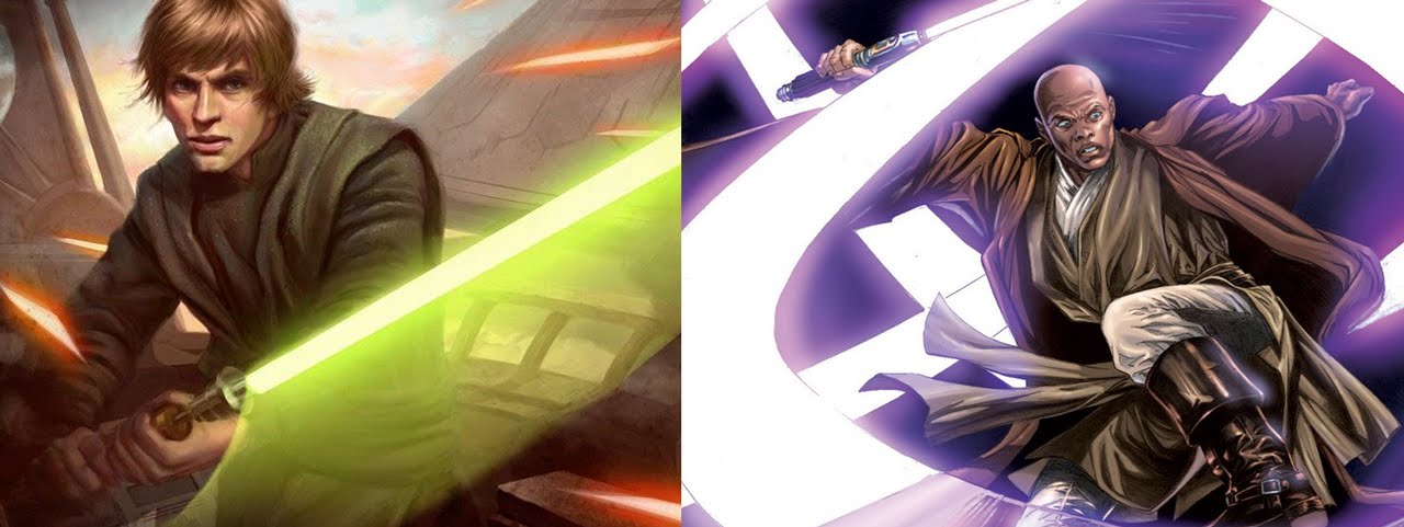 Versus Series Luke Skywalker VS Mace Windu - YouTube