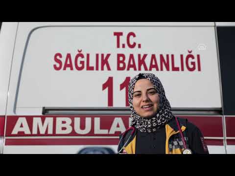 112 ekibinin 24 saatlik mesaisi görüntülendi