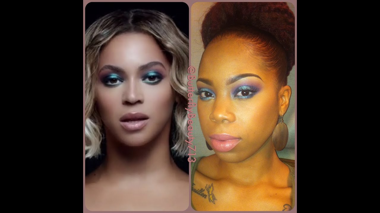 Beyonce inspired makeup tutorial ("Mine" video) - YouTube