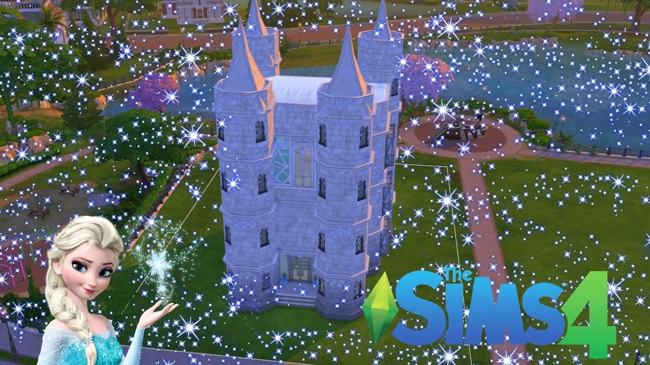 The Sims 4 | Ice Castle | Speed Build - YouTube