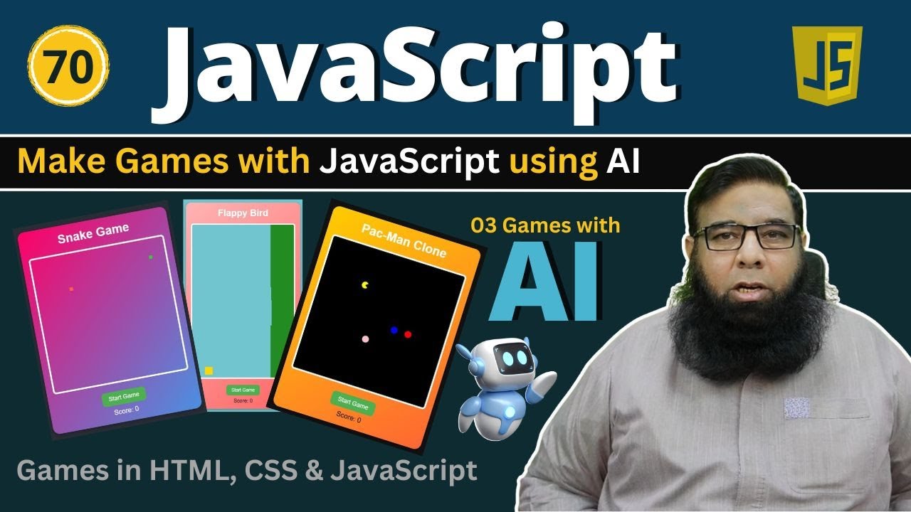 Create A Game In Html Css And Javascript Make Fun Games With Javascript And Ai 🎮 Class 70 3477