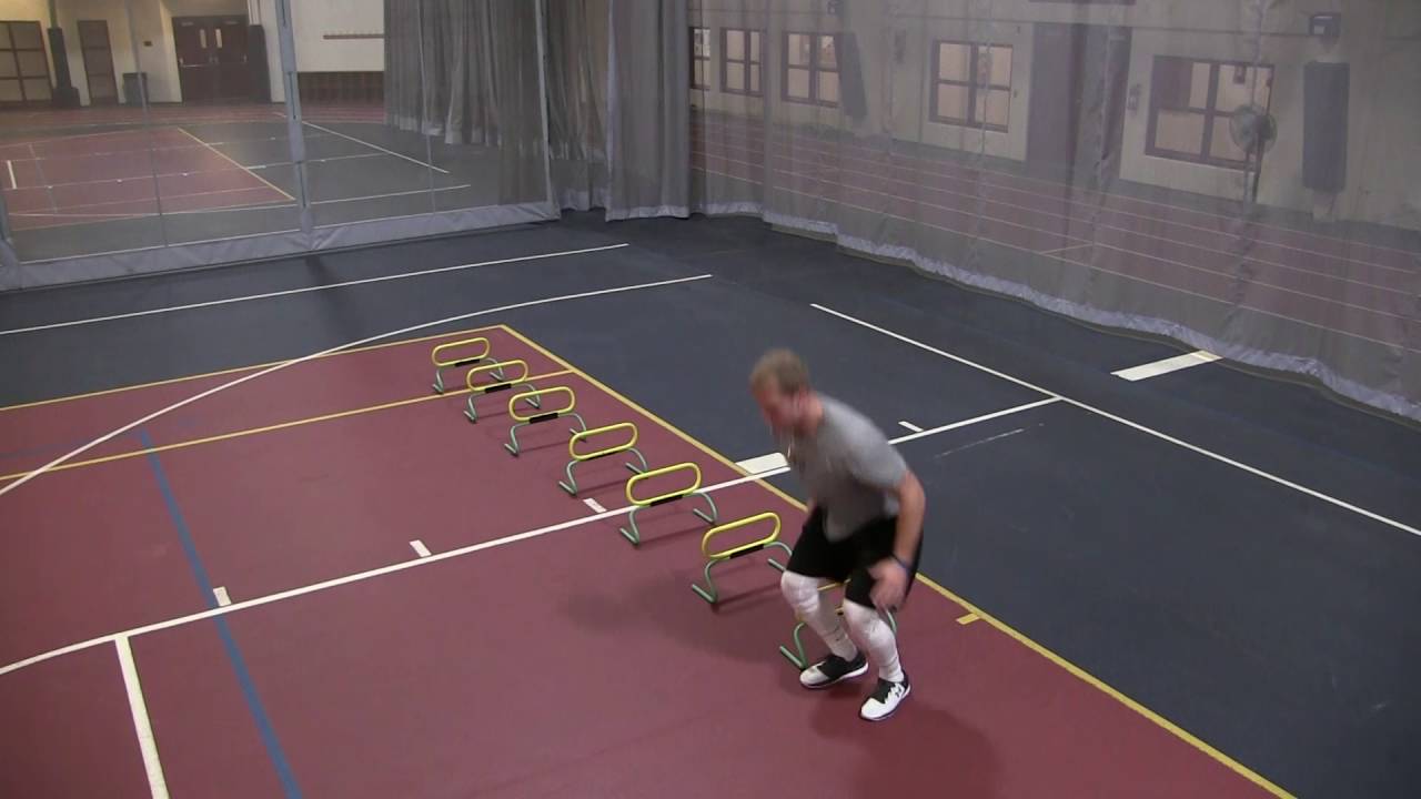 Double Leg Lateral Hurdle Hop Stick - YouTube