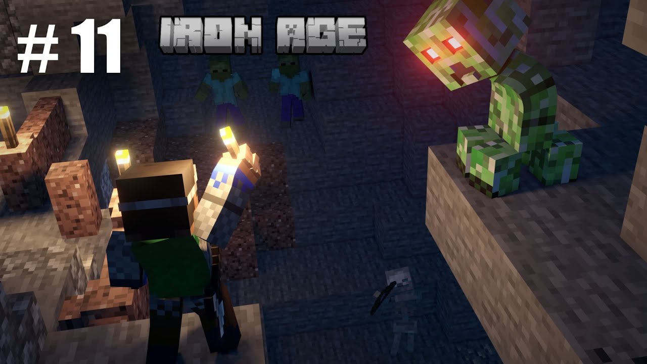 Endless mines — Minecraft Ages: Iron | Survival Timelapse Ep.11 - YouTube