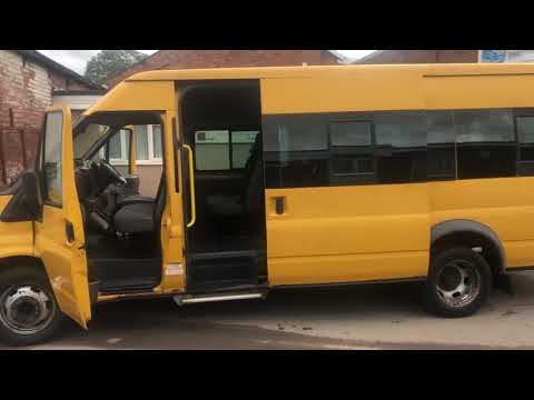 Sh06fzr yellow transit mini bus - YouTube