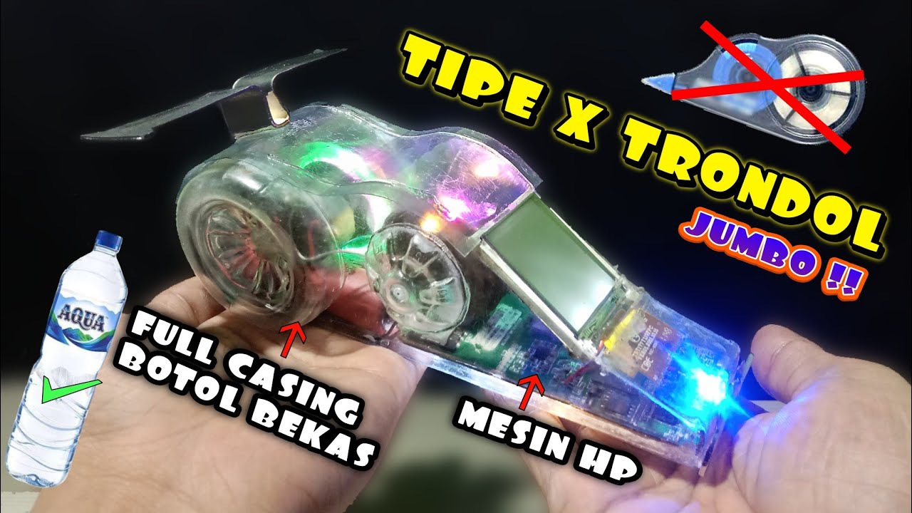 Membuat mainan dari botol bekas Ala TIPE X TRONDOL - YouTube