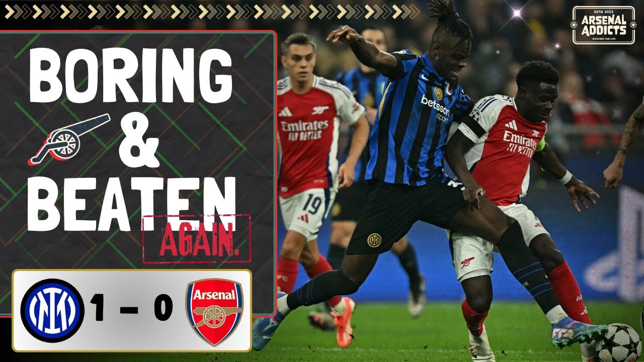 Inter Milan Beat Arsenal | Gooners React - YouTube