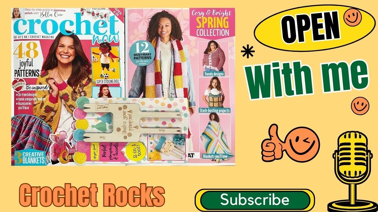 🧶📚Open With Me 170 CROCHET NOW Magazine Free Gifts #crocheting 📚🧶 - YouTube