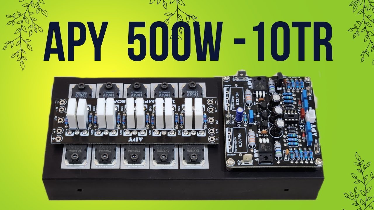 APY | 500 Watts Subwoofer Board | Ver 2.0 | TOSHIBA C5198 | A1941 | GKS ...