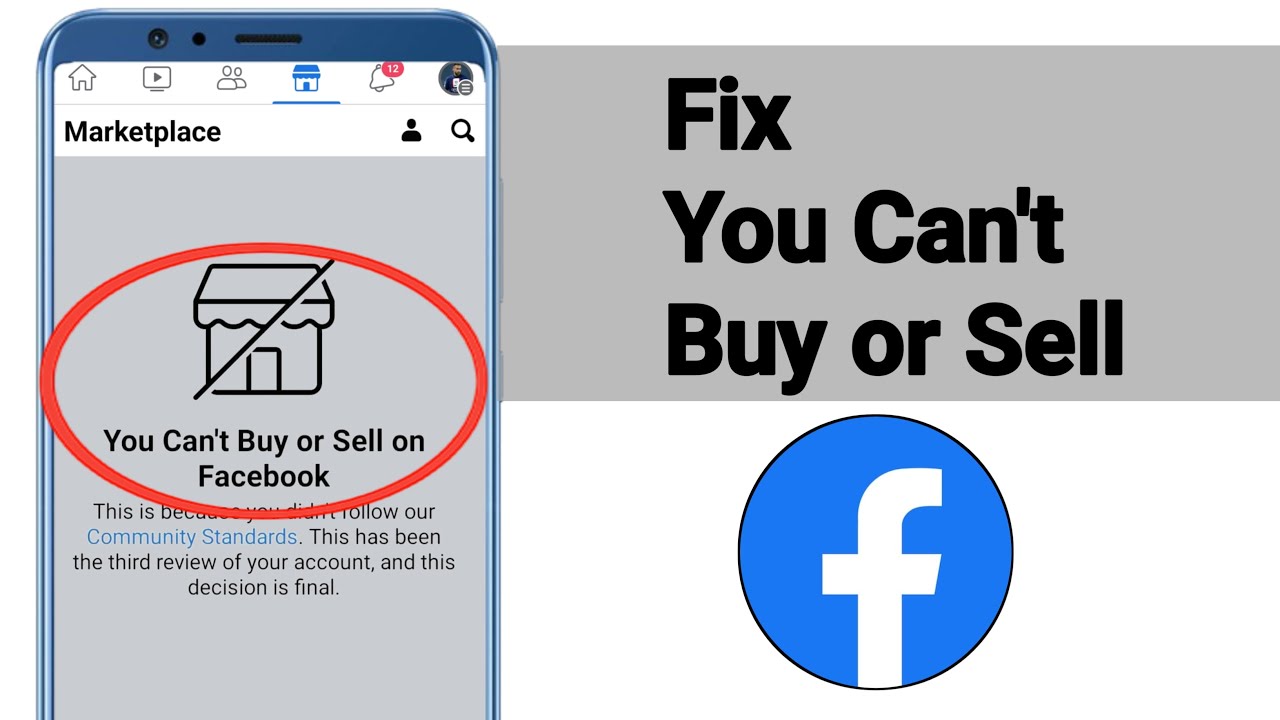How To Fix Can't Buy Or Sell On Facebook?( New Update 2024) - YouTube