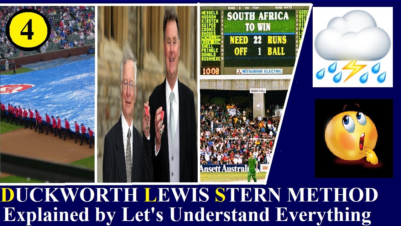Duckworth Lewis Stern Method Explained by Let's Understand Everything ...
