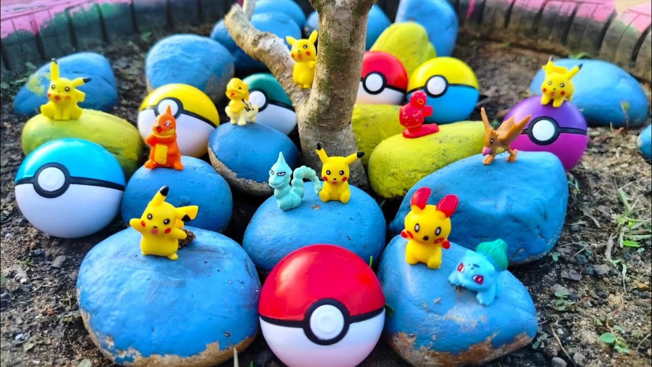 Menemukan dan Mengumpulkan Pokemon Tipe Air, Listrik, Api, Tanah dan ...