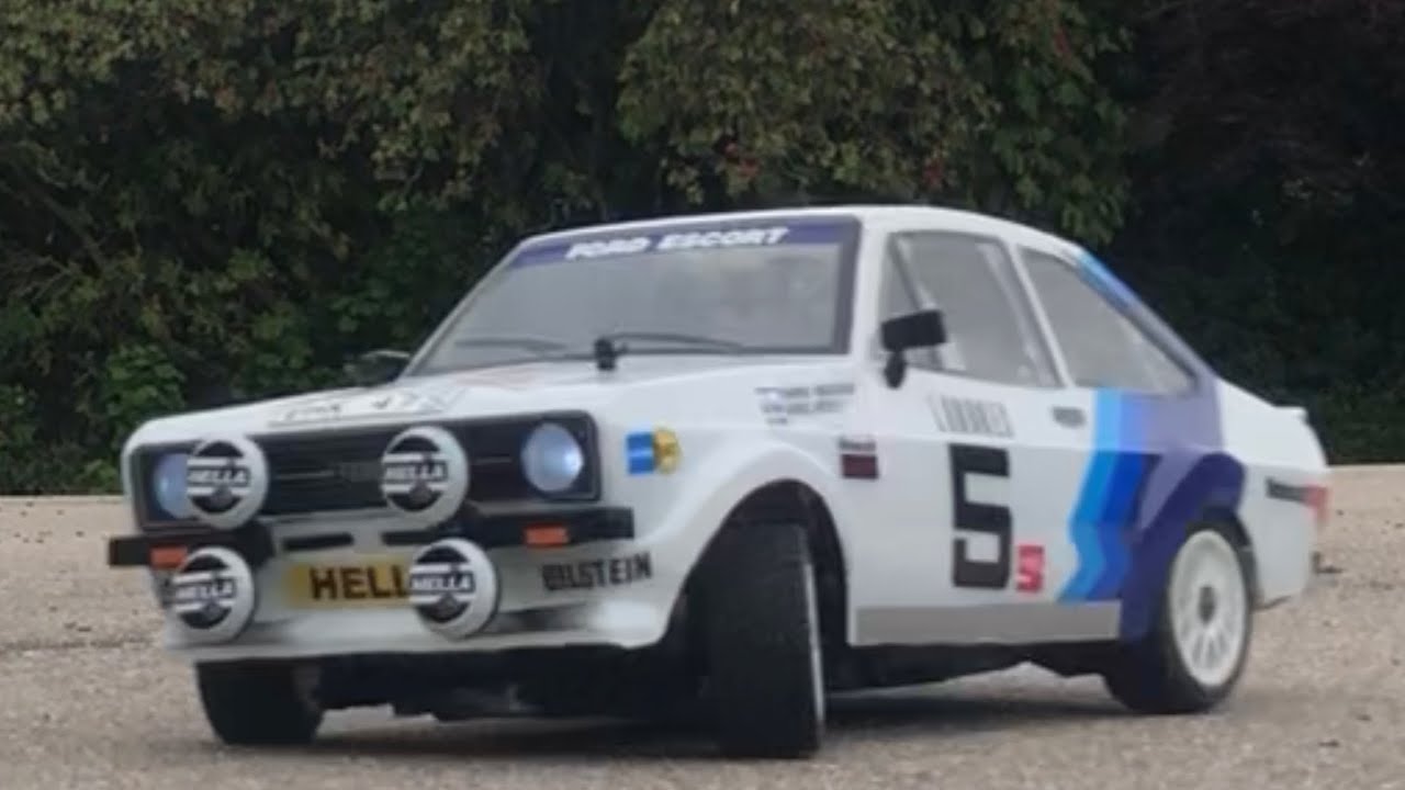 Tamiya M02-L rear wheel drive Escort Mk2 Test run, 2cell Brushless ...