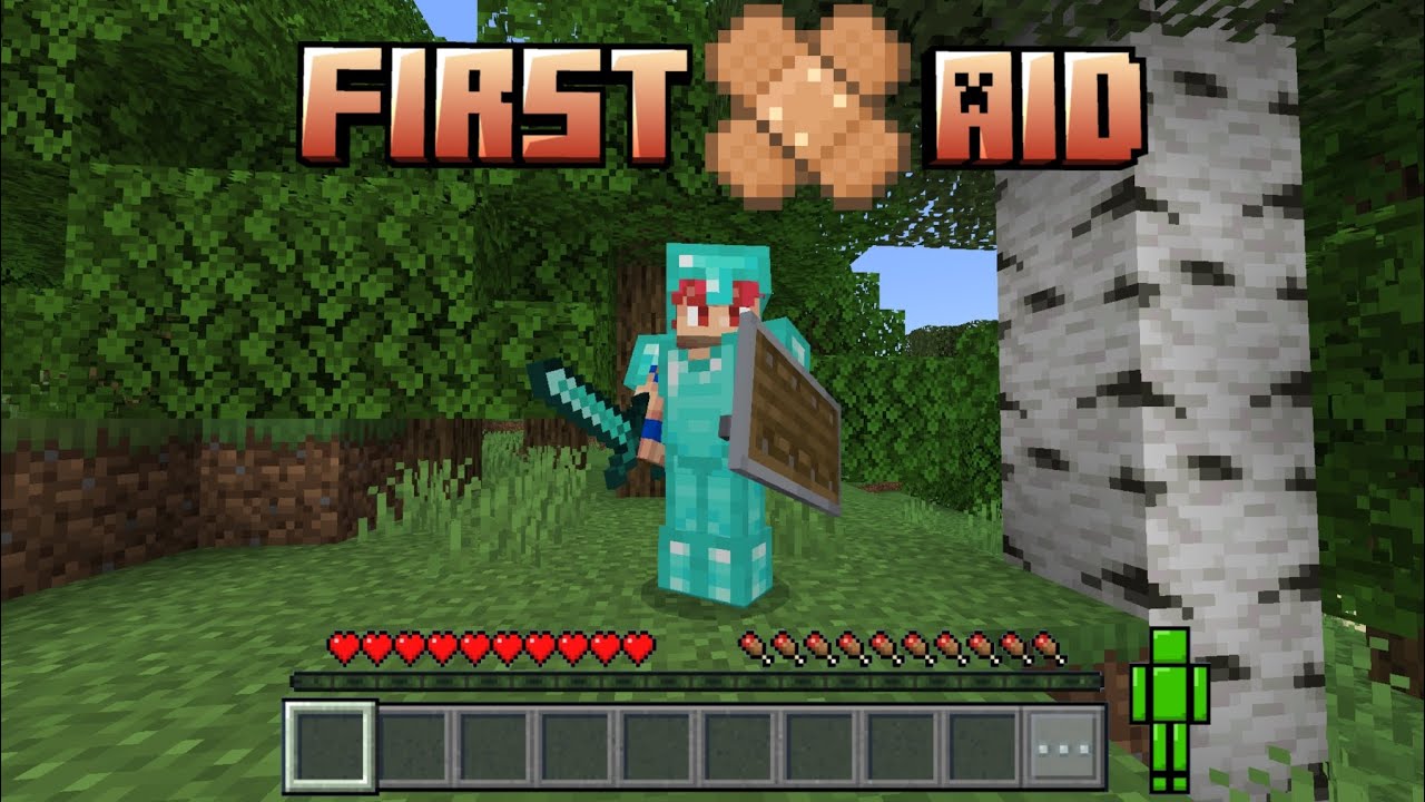 🩹 First Aid Add-on V1 - Minecraft Bedrock 1.21+ || [Cre:KecKMC] - YouTube