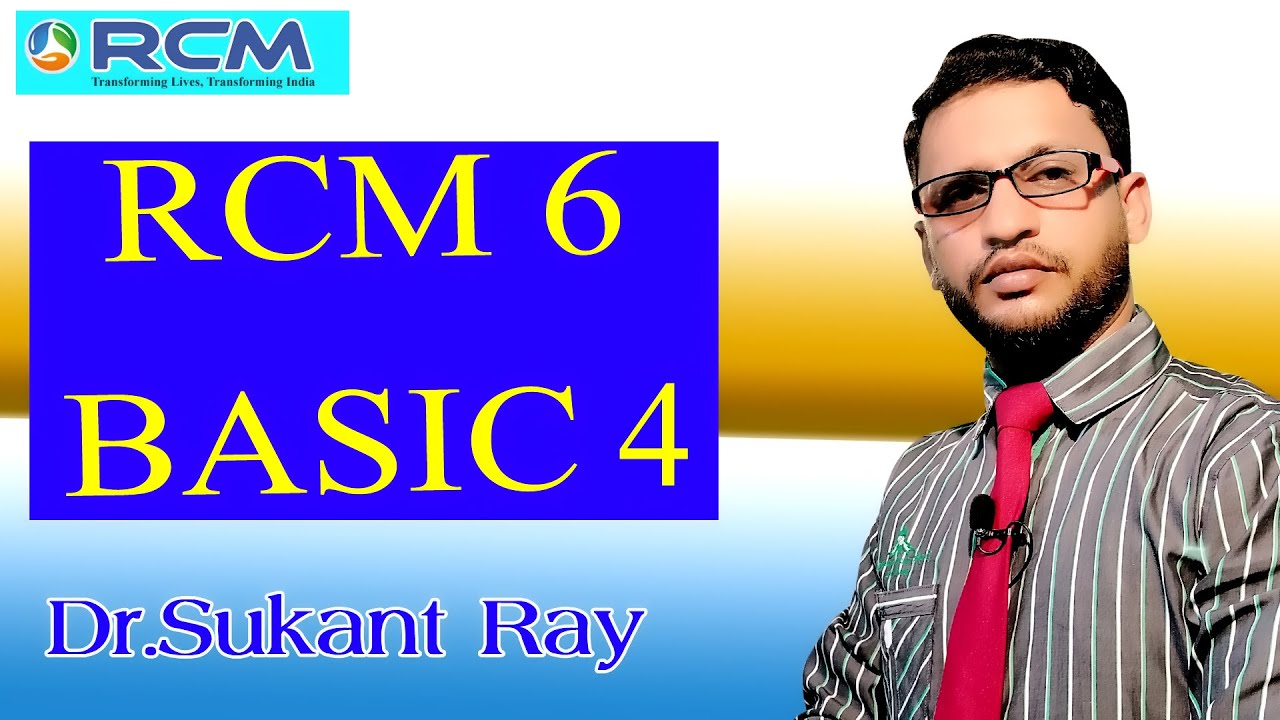 RCM 6 BASIC 4 FOR BIG SUCCESS/Dr.Sukant Ray Motivational Video in hindi ...