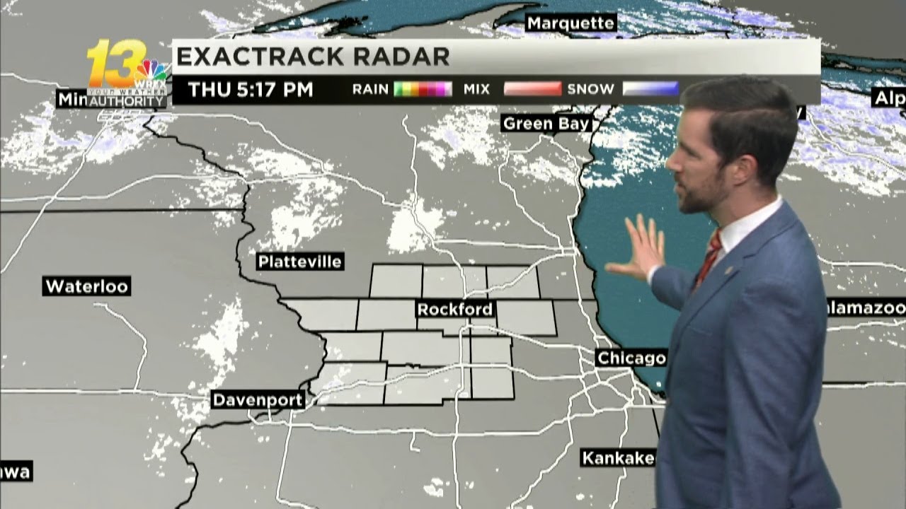 Scattered flurries and harsh cold arrive overnight - YouTube
