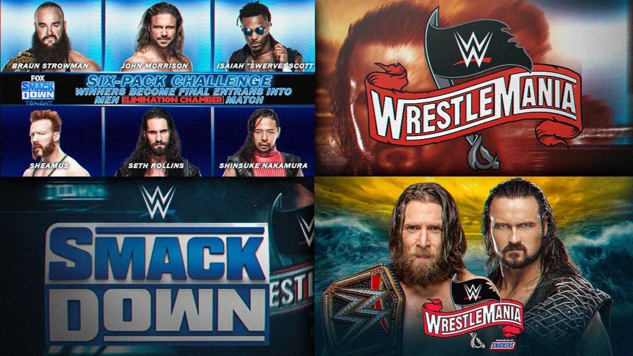 WWE WRESTLEMANIA 36 PREVIEW MATCH CARD SMACKDOWN NEW MATCH CARD PSD WWE WRESTLEMANIA 36 PREVIEW MATCH CARD SMACKDOWN NEW MATCH CARD PSD