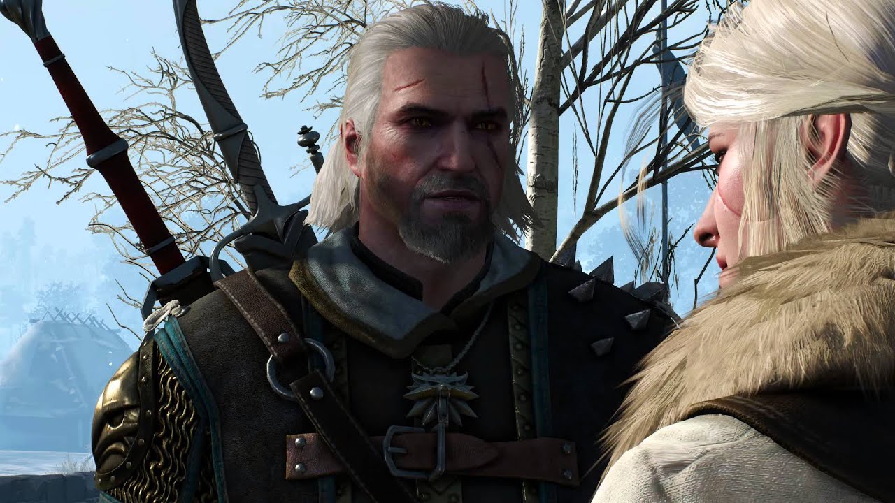 The Witcher 3 Final Ending Geralt Alone - YouTube