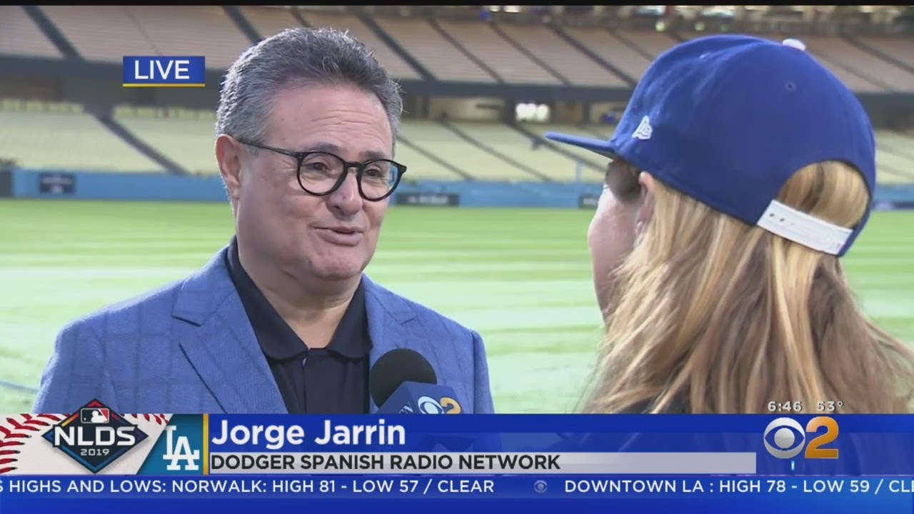 Dodgers Broadcaster Jorge Jarrin Talks Dodgers Huge Game 1 Win - YouTube