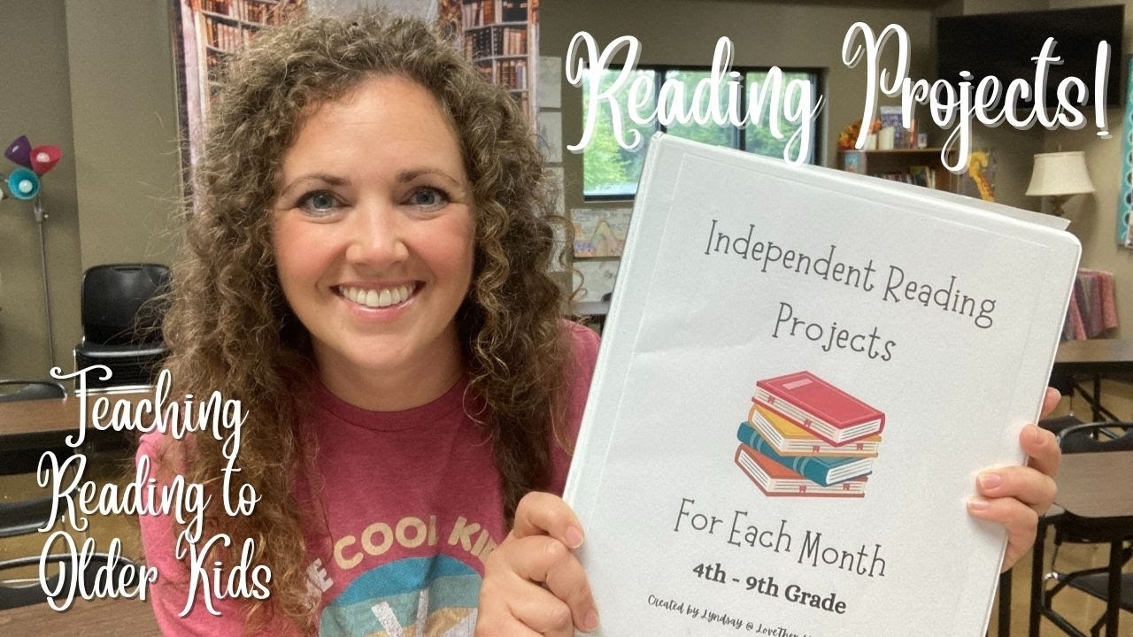 Teaching Reading to Older Kids | Independent Reading Projects - YouTube