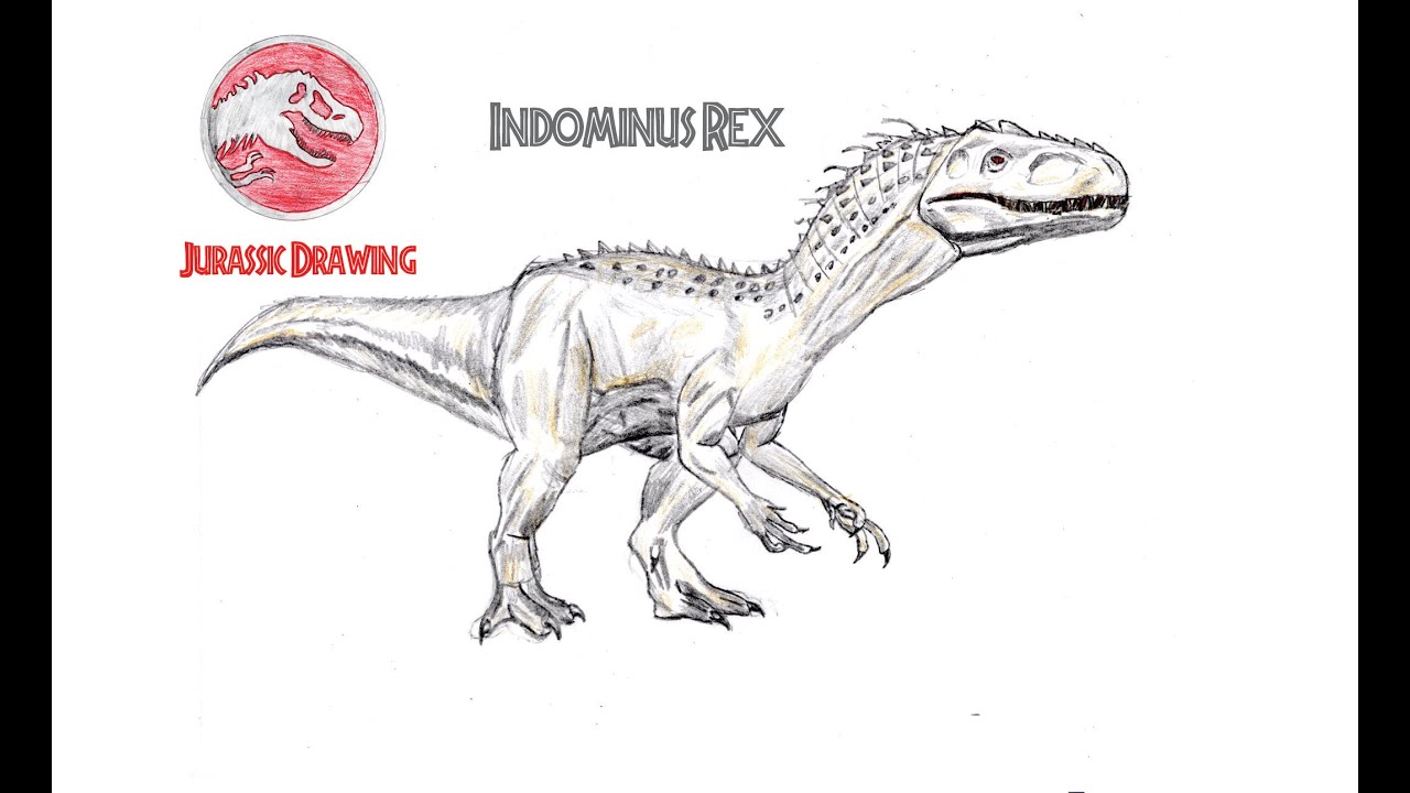 #14 COMO DIBUJAR AL INDOMINUS REX - YouTube